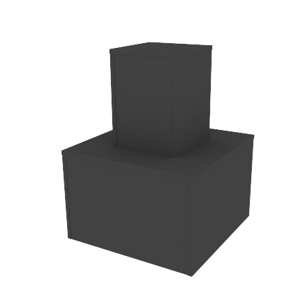 RMS Box plinth display (set of 2) | RMS Shopfitting Ltd