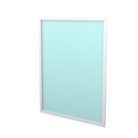 Electronic display table snap-frame end - optional - silver | RMS ...