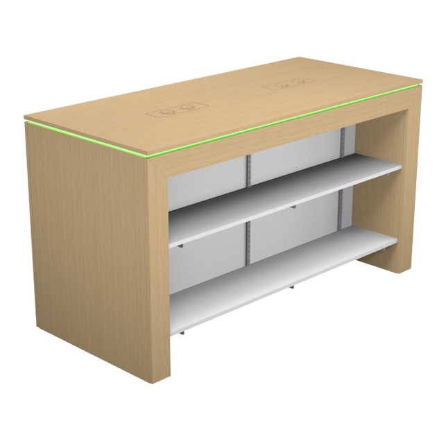 Display table with rgb led lighting_1800mm w/channel & ... | RMS | RMS ...
