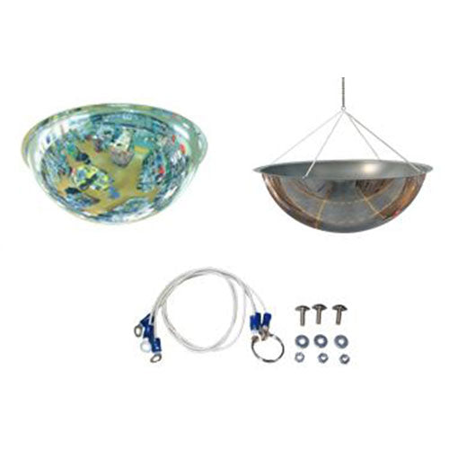 RMS Full dome 600mm acrylic indoor security mirrors | RMS Shopfitting Ltd